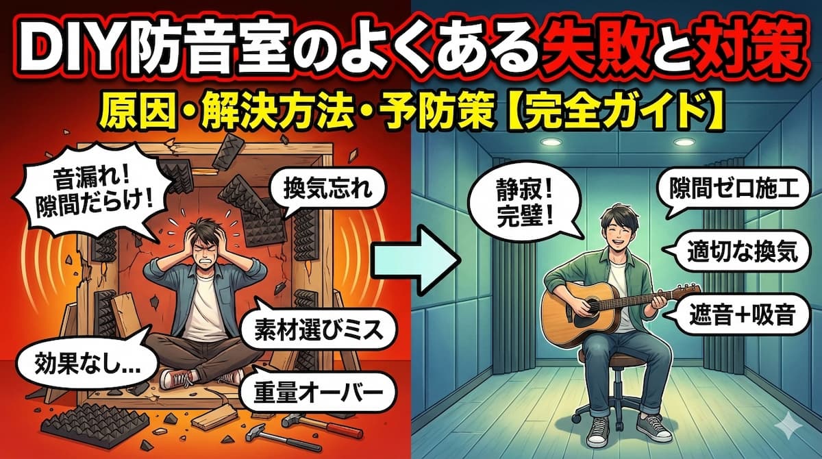 DIY Soundproof Room Common Failures & Solutions: Causes, Fixes ...