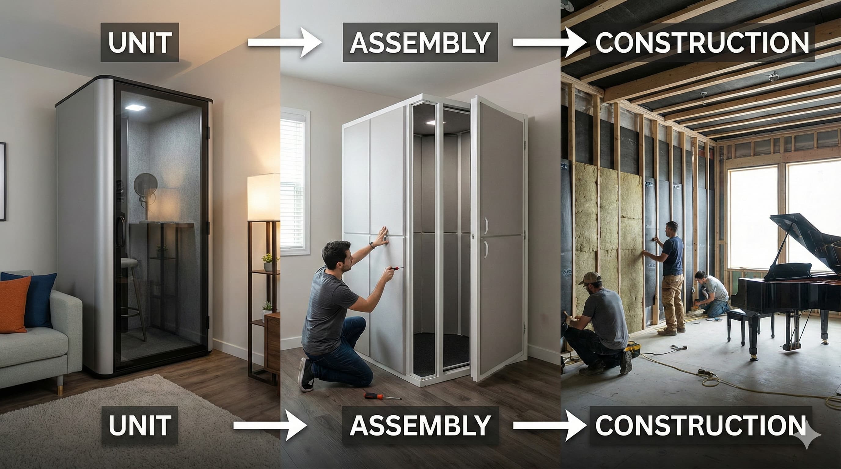 Types and Selection of Soundproof Rooms | Differences in Unit, Assembly ...